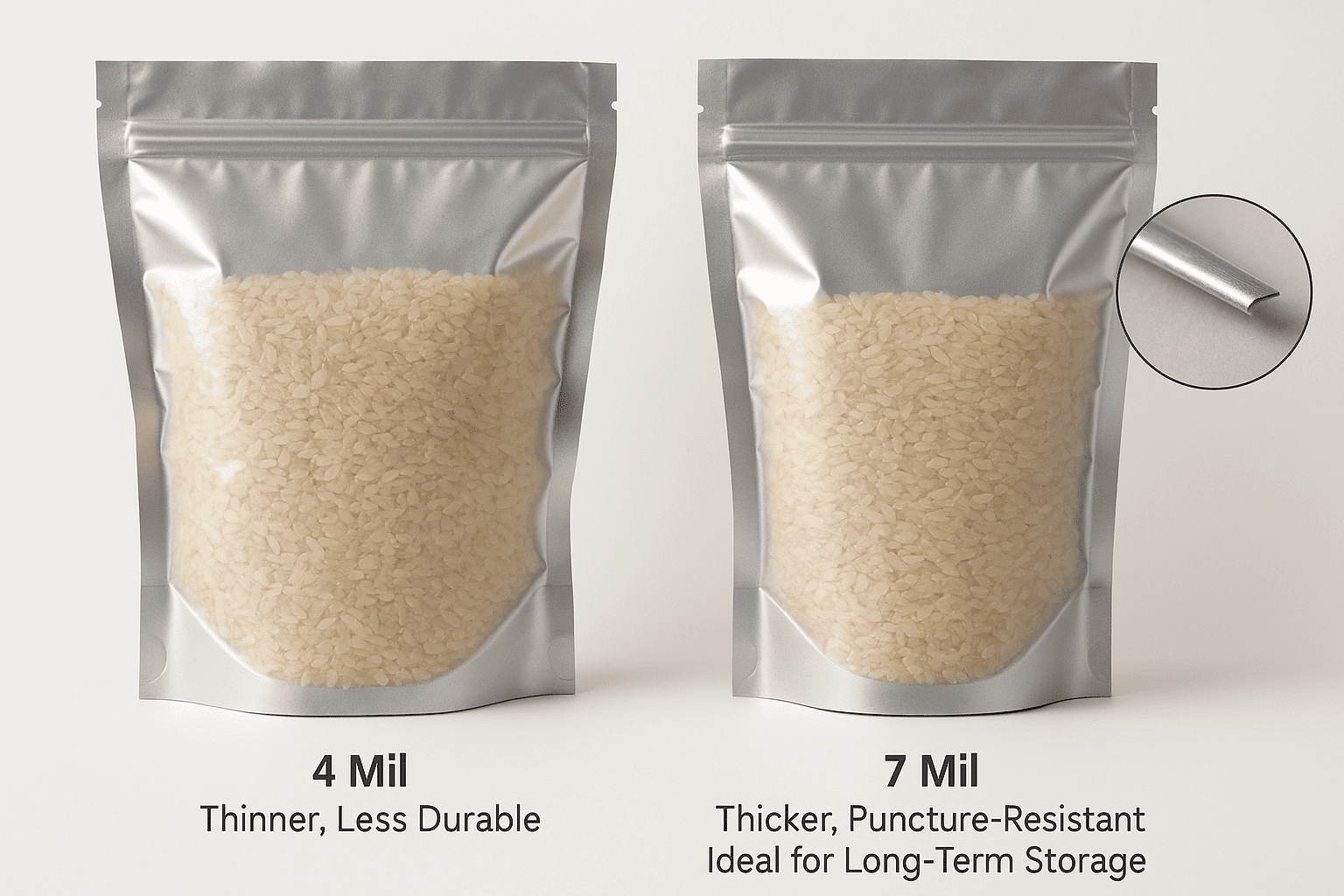 Mylar vs Sustainable Pouches: Long-Term Food Storage Guide - PackagingBest