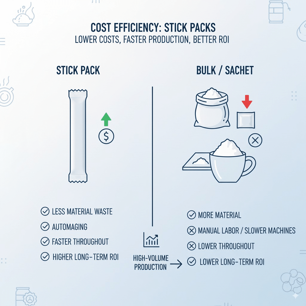 Sachet vs Stick Pack Packaging: Cost, Materials & Efficiency ...